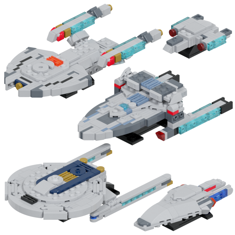 LEGO Federation Support Ships #2 Instructions / Lilium Brick Yards