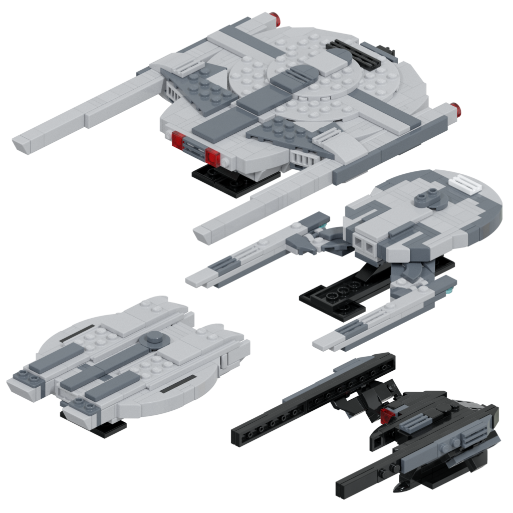 LEGO Federation Support Ships #3 Instructions / Lilium Brick Yards