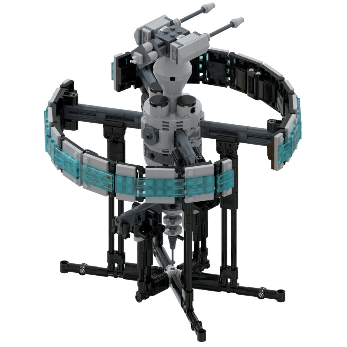 LEGO Orbital Defense Satellite Instructions / Lilium Brick Yards