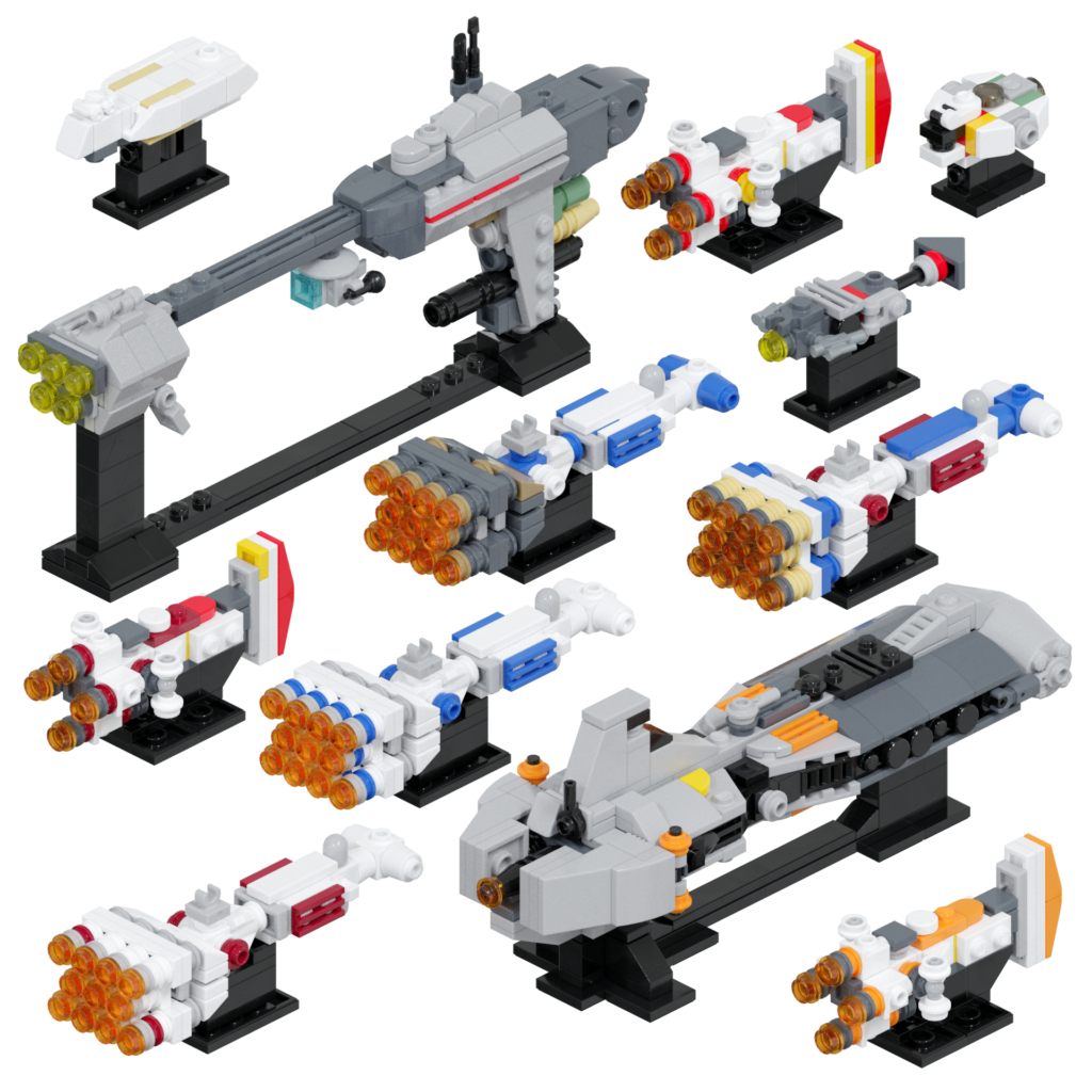 LEGO Rebel Support Ships #1 Instructions / Lilium Brick Yards