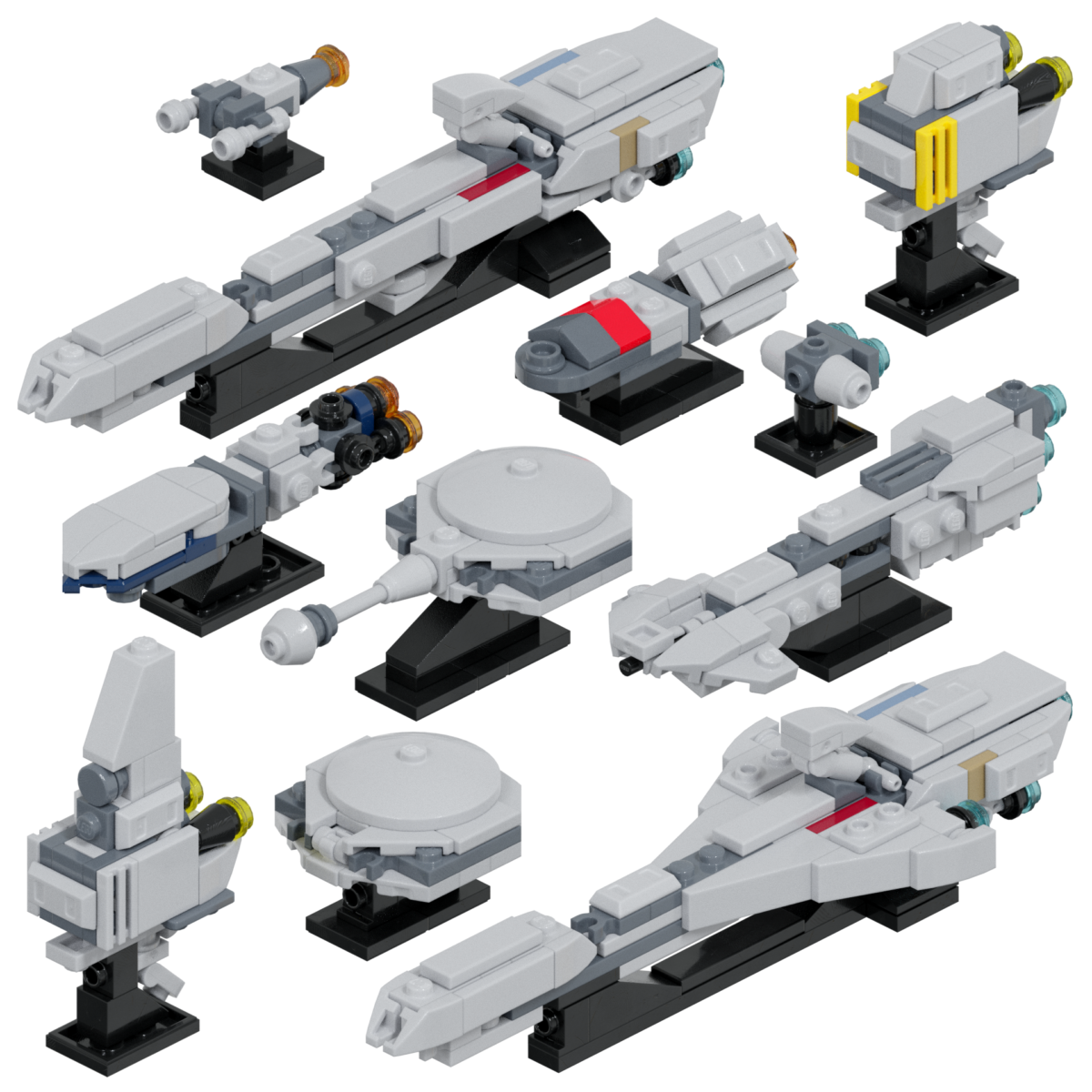 LEGO Rebel Support Ships #2 Instructions / Lilium Brick Yards