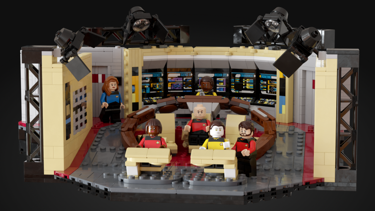 LEGO Enterprise-D Bridge Instructions / Lilium Brick Yards