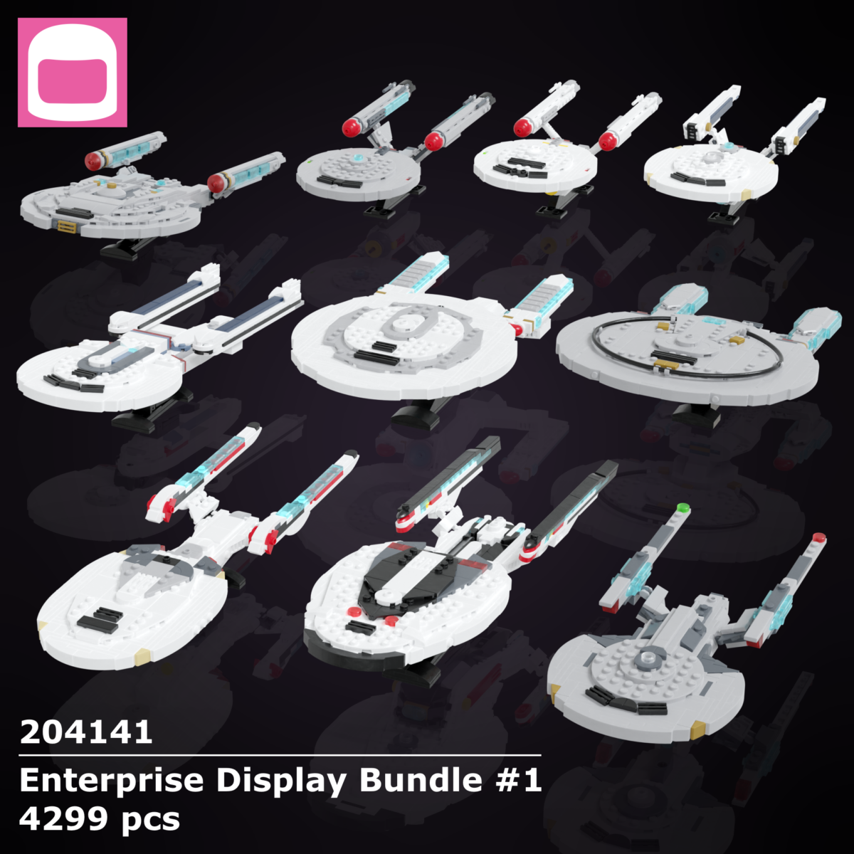 LEGO Enterprise Display Bundle #1 Instructions / Lilium Brick Yards