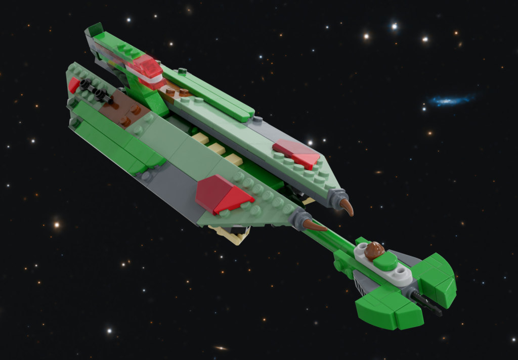 LEGO Klingon Support Ships #3 Instructions / Lilium Brick Yards