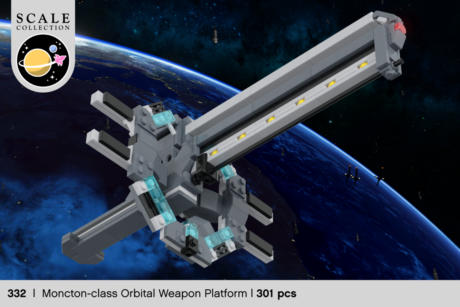 LEGO Moncton-class Orbital Weapon Platform / Lilium Brick Yards