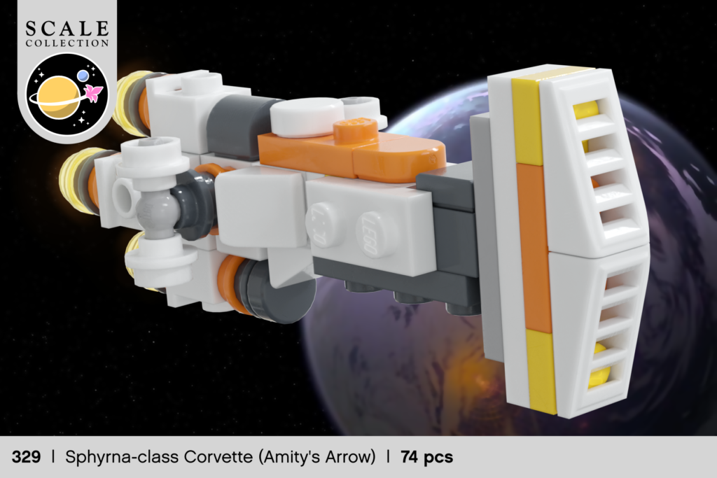 LEGO Sphyrna-class Corvette (3-in-1) / Lilium Brick Yards
